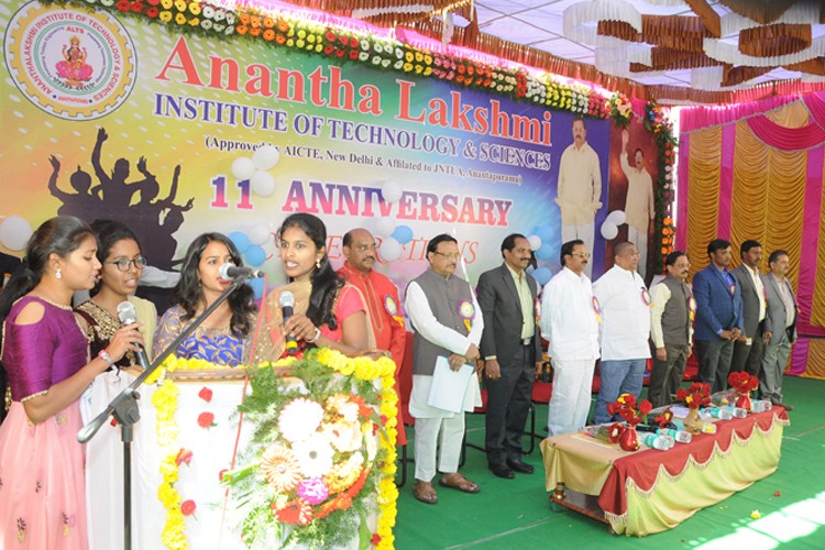 Anantha Lakshmi Institute of Technology and Sciences Anantapur Campus ...
