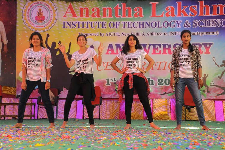 Anantha Lakshmi Institute of Technology and Sciences Anantapur Campus ...